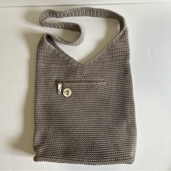 The Sak | Bags | The Sak Gray Knit Shoulder Bag | Poshmark